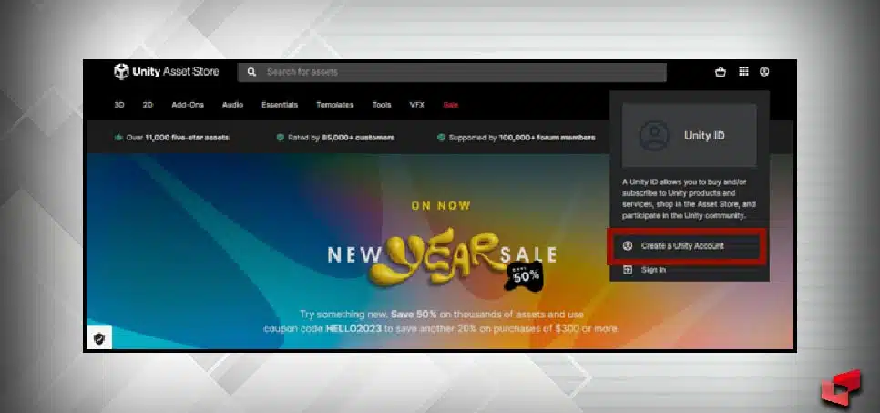 آموزش ثبت نام در Asset Store Unity در 3 مرحله - سفیرپیمنت